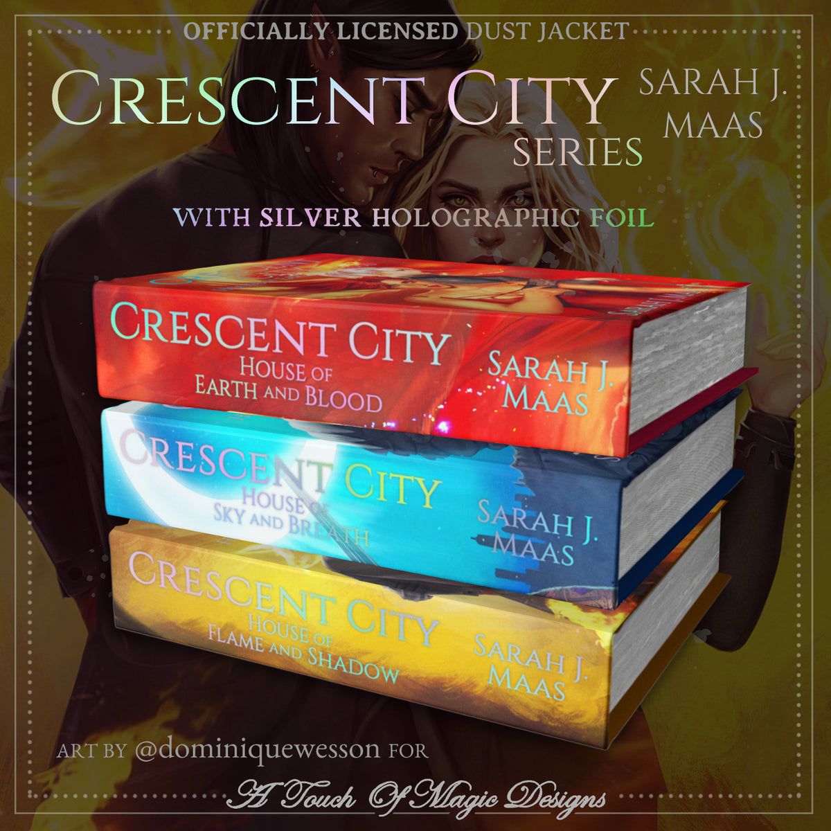 Officially Licensed Dust Jacket Set | Dominique Wesson Crescent City ...