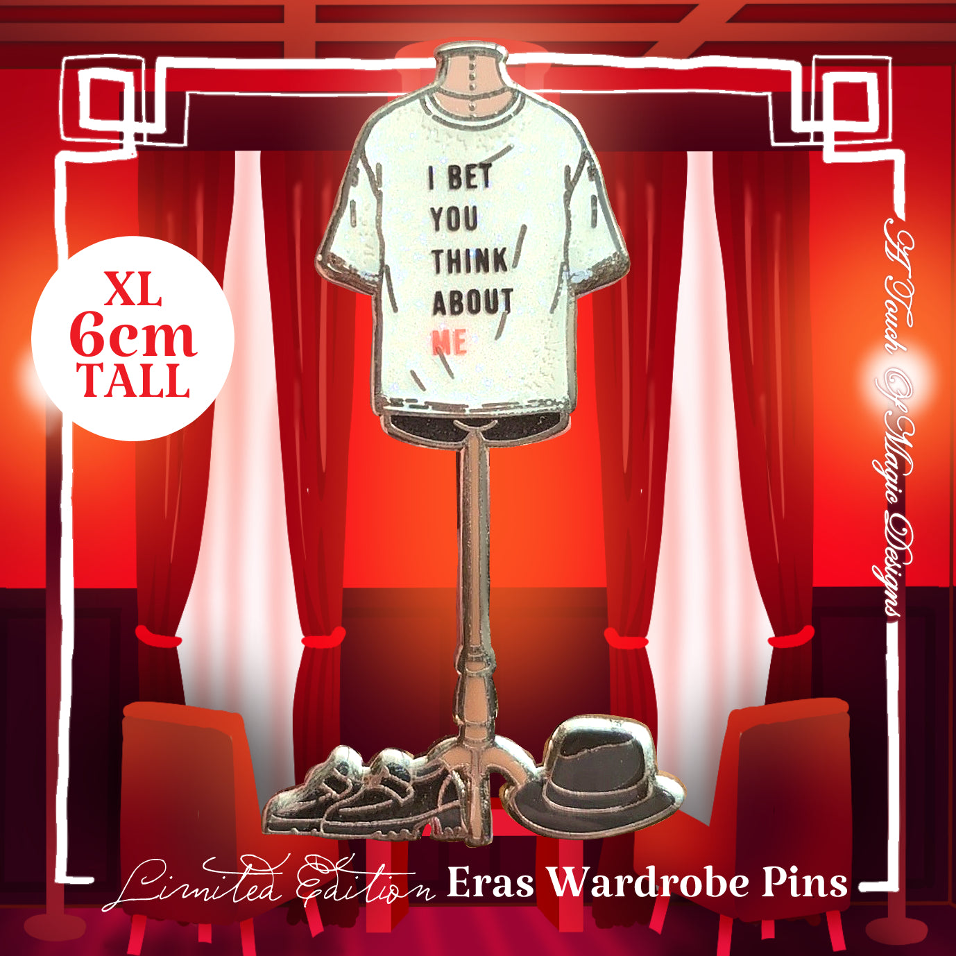 The Wardrobe Pin Collection - think about me tee - Era #4 – A Touch Of ...
