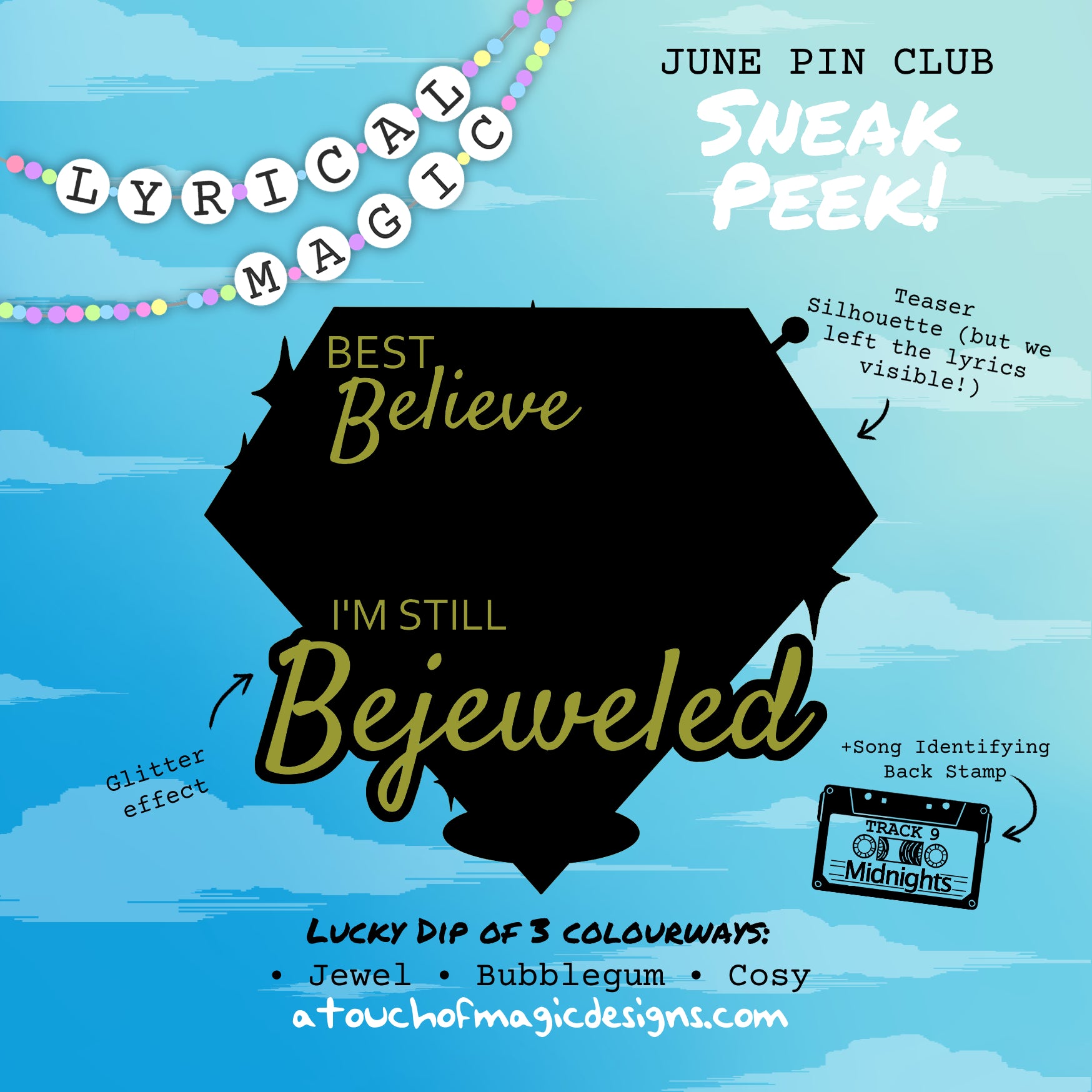 Lyrical Magic | Monthly Lyric Pin Club – A Touch Of Magic Designs