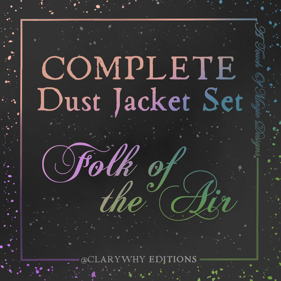 Folk of the Air - Dust jacket set – A Touch Of Magic Designs