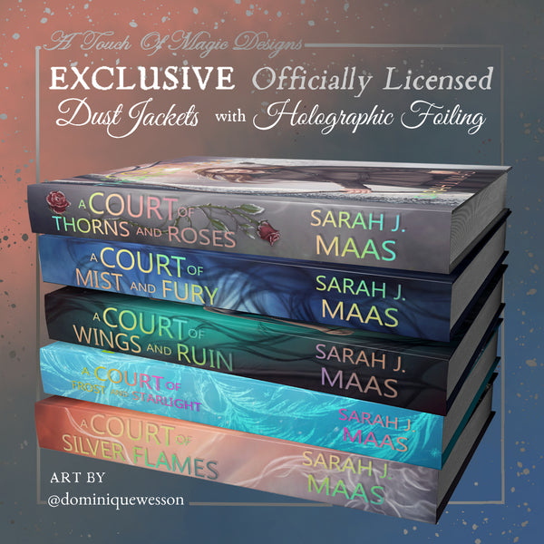 A Court of Thorns and Roses - Dust Jacket set - OFFICIALLY LICENSED – A ...